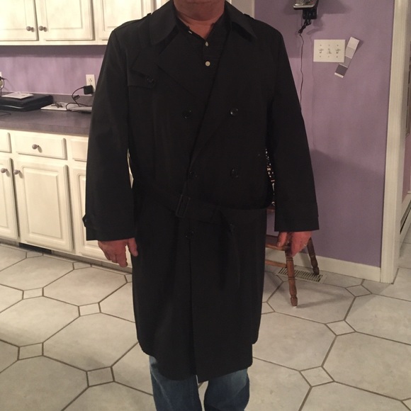 Botany | Jackets & Coats | Mens Black Long Raincoat | Poshmark